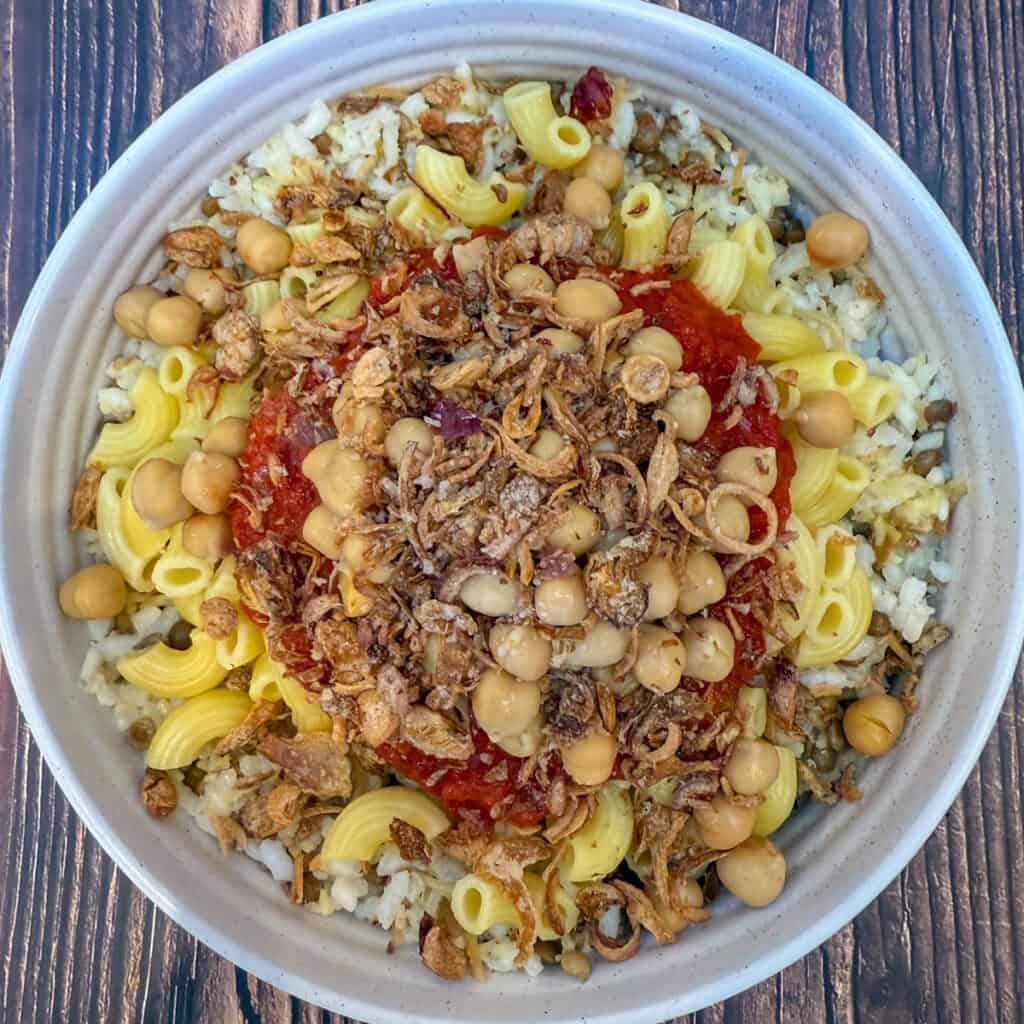 Egyptian Koshari - The Cozy Vegan Kitchen