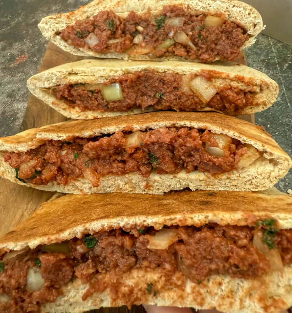 Vegan Hawawshi - The Cozy Vegan Kitchen